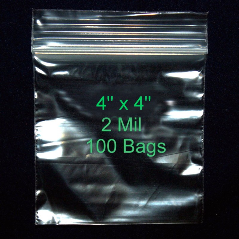 Ziplock Bags 2 Mil (4x4)