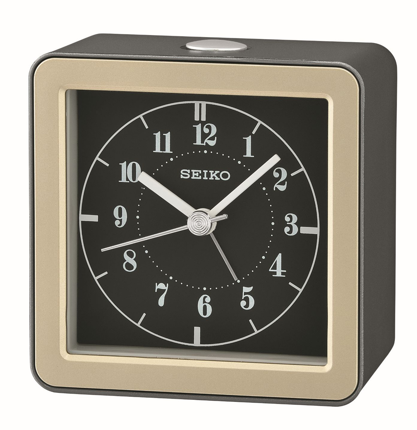 Gatsby Gray Alarm Clock by Seiko