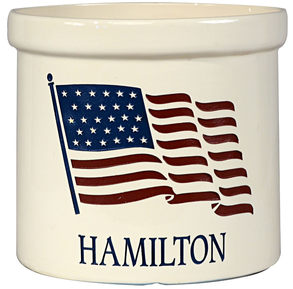 American Heritage Personalized Crock by Whitehall Products