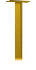 Designer Roadside Mailbox Standard Pedestal Post - Free Shipping