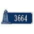 Lighthouse Rectangle Address Plaque by Whitehall