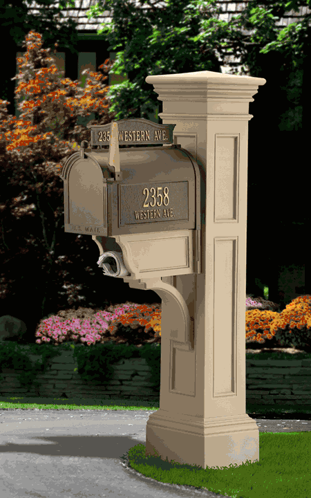 Mayne Liberty Mailbox Post - Free Shipping