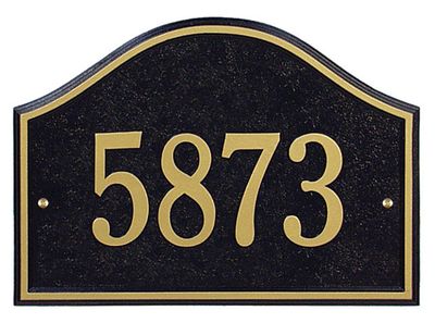 Nantucket Address Plaque by Whitehall