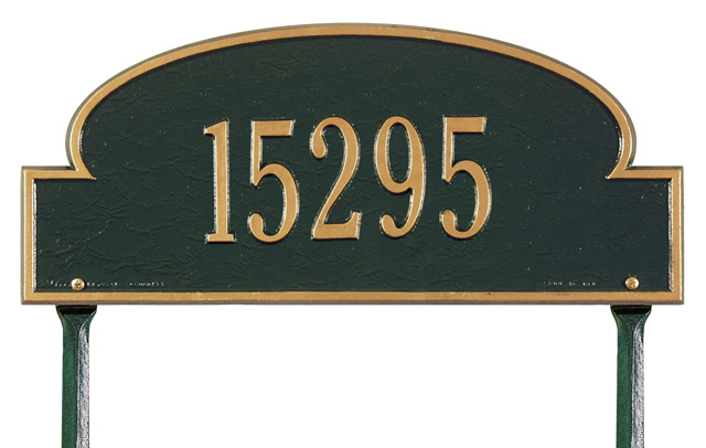 Estate Pennsylvania Address Plaque by Whitehall - Free Shipping