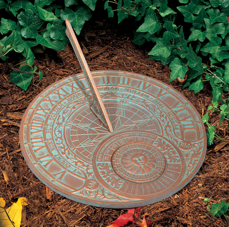Perpetual Calendar Sundial | Garden Sundials by Whitehall