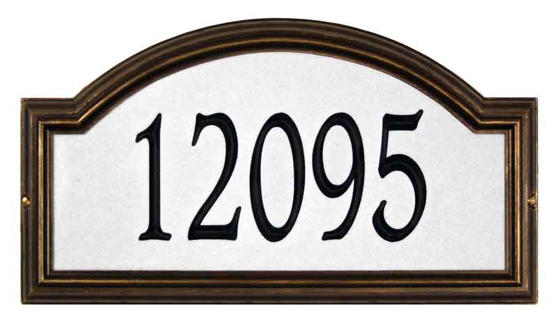 Providence Arch Nite Bright Reflective Address Plaque by Whitehall