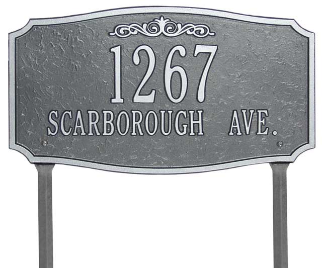 Scarborough Estate Address Plaque by Whitehall