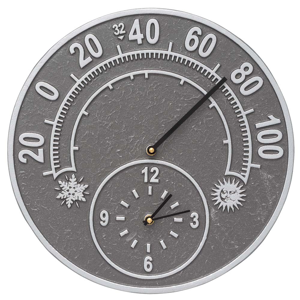 Solstice Thermometer Clock - Whitehall Products