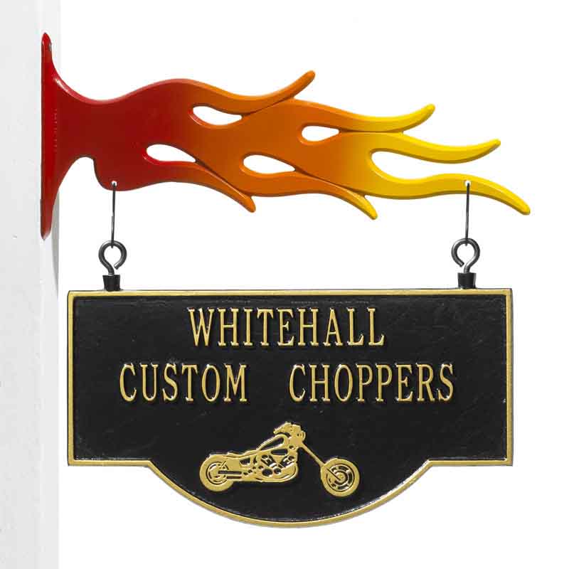 Two-sided Hanging Chopper Hobby Plaque by Whitehall Products