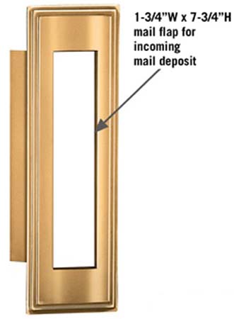 Vertical Mail Slot from Mailbox And Beyond