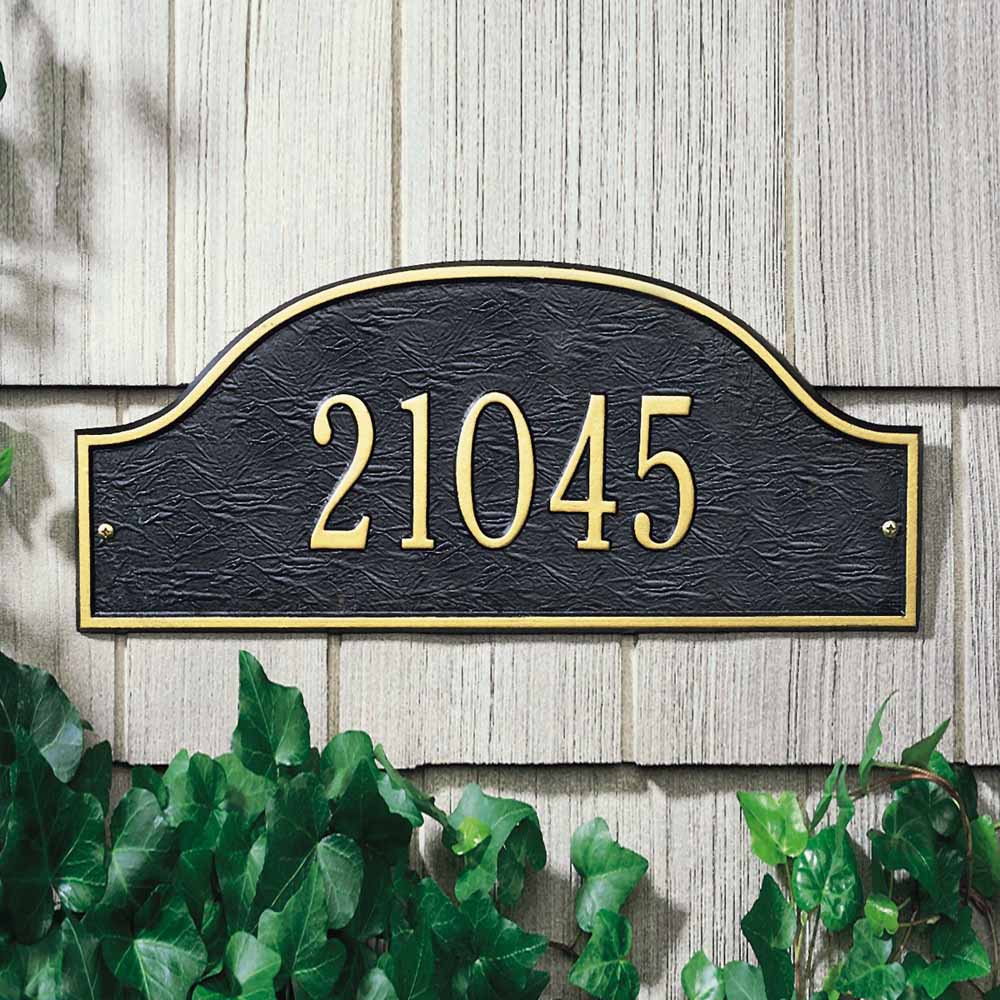 Estate Admiral Address Plaque by Whitehall Products