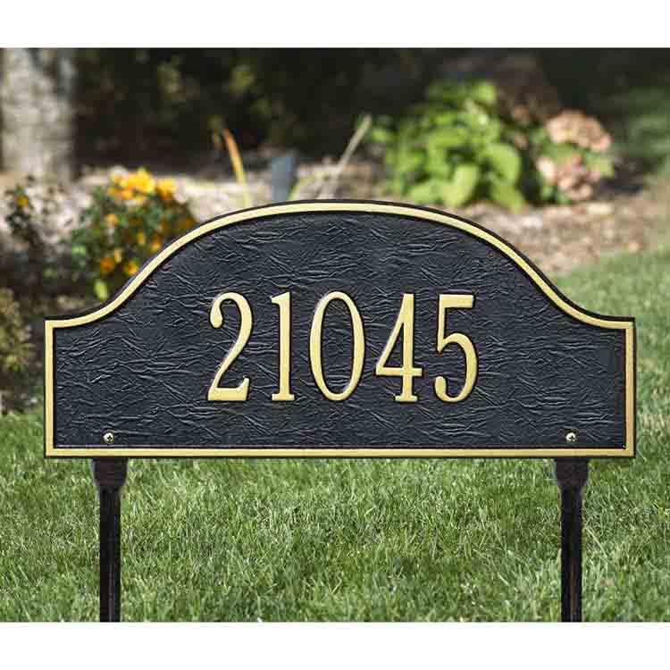 Admiral Standard & Petite Address Plaque by Whitehall