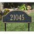 Admiral Standard & Petite Address Plaque by Whitehall