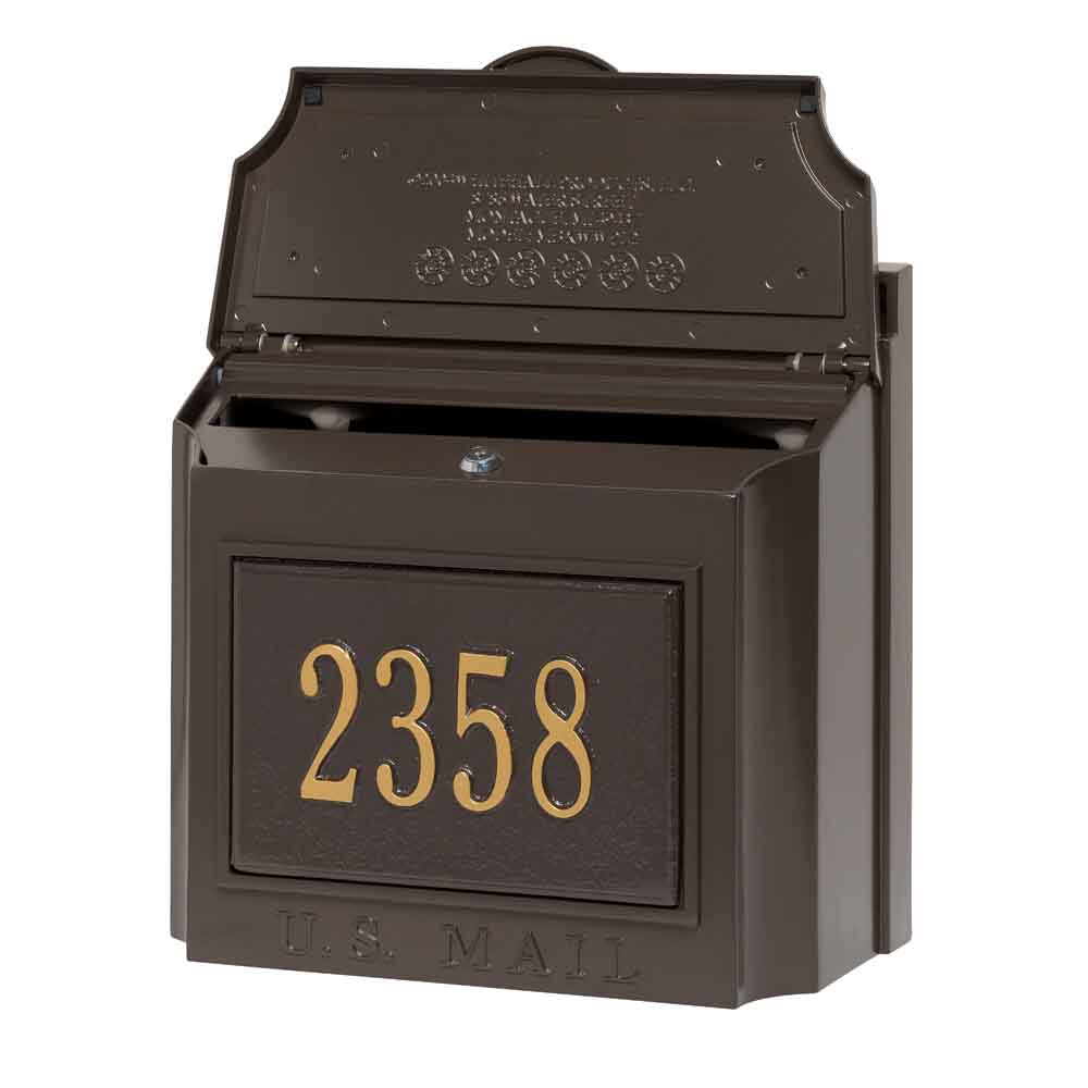 Whitehall Wall Mount Mailbox with Free Locking Insert
