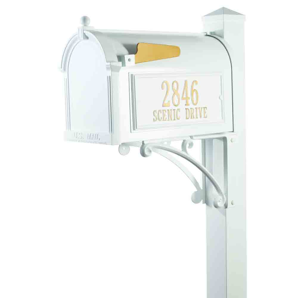 Whitehall Superior Mailbox Package - Post Mount Mailboxes