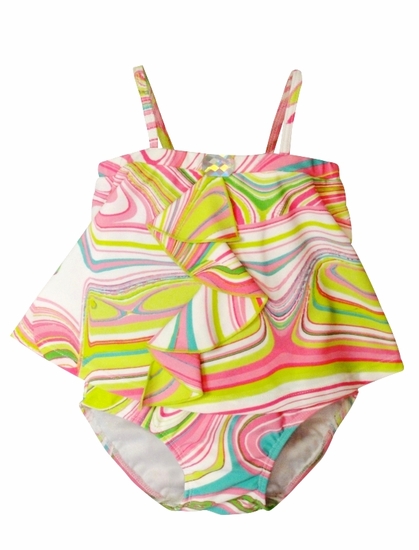 Kate Mack -'Venetian Glass' 2pc baby swim suit