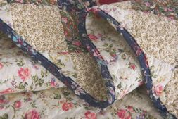 Victorian Treasures Cotton Floral Quilt