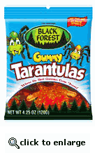 Black Forest Gummy Tarantulas Candy