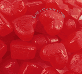 Jelly Belly Red Raspberry Hearts Candy