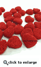 Jelly Belly Red Raspberry Hearts Candy