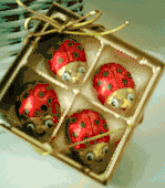 Madelaine Chocolates - Madelaine Ladybugs Solid Milk Chocolate (1/2 Lb ...