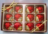 Madelaine Chocolates - Madelaine Ladybugs Solid Milk Chocolate (1/2 Lb ...