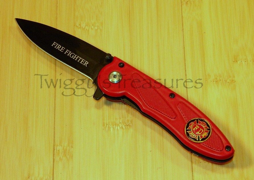 Fire Dept. Spring Assist Knife-KS 456FF-PS - Knives