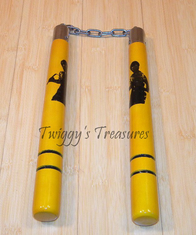 Bruce Lee Yellow Nunchaku