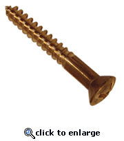 Silicon Bronze Oval Head Frearson Wood Screws - #6 to #12 Sizes ...