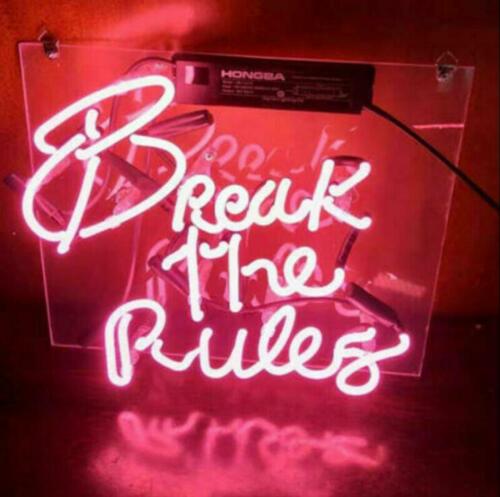 Breaking Rules Sign