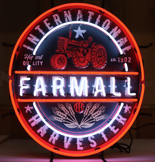 IH Farmall Tractor Neon Sign only $479.00 - Neon Auto Brands Signs