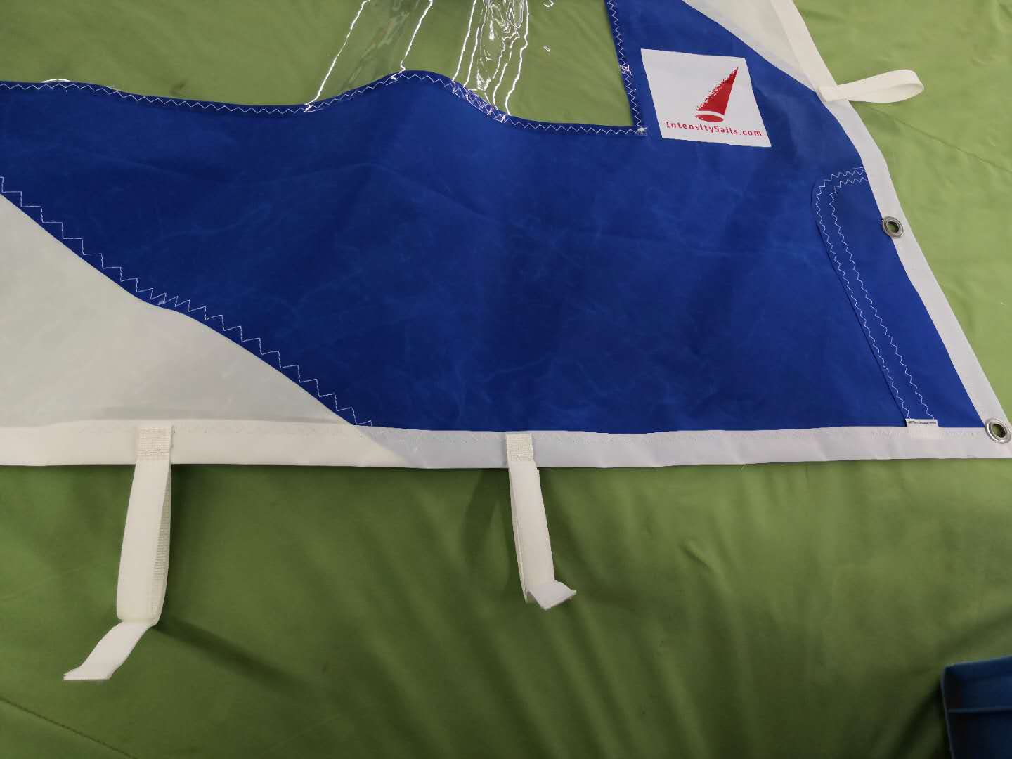 Intensity Sails Adjustable Loop-On Red, White & Blue Sunfish Sail