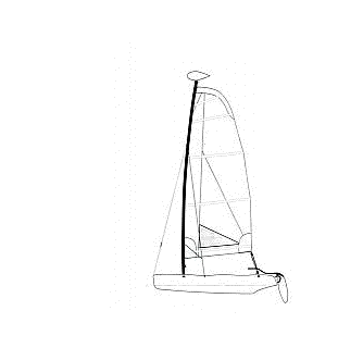 Hobie Cat Drawing