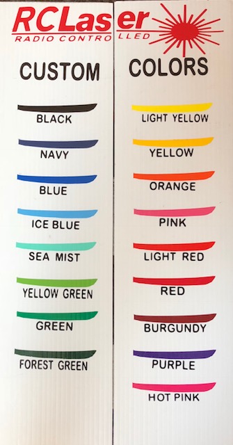 RC Laser Hull Color Panels