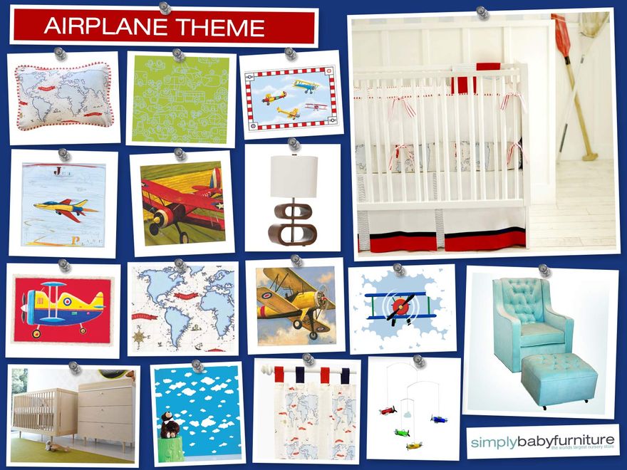 Airplane Nursery Design Theme