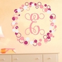 Alphabet Garden Designs Posh Monogram Wall Decal FREE SHIPPING