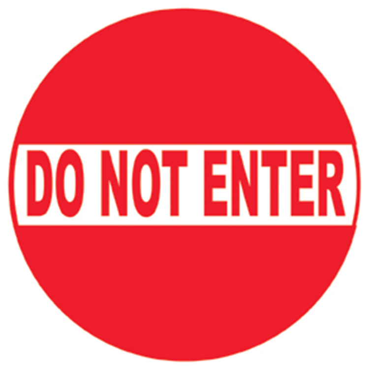 Art 4 Kids Do Not Enter Wall Art in White FREE SHIPPING - $55.00