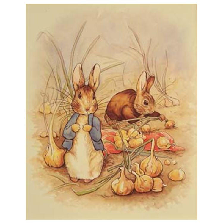 Art 4 Kids Peter Rabbit & Onions Wall Art FREE SHIPPING - $25.00