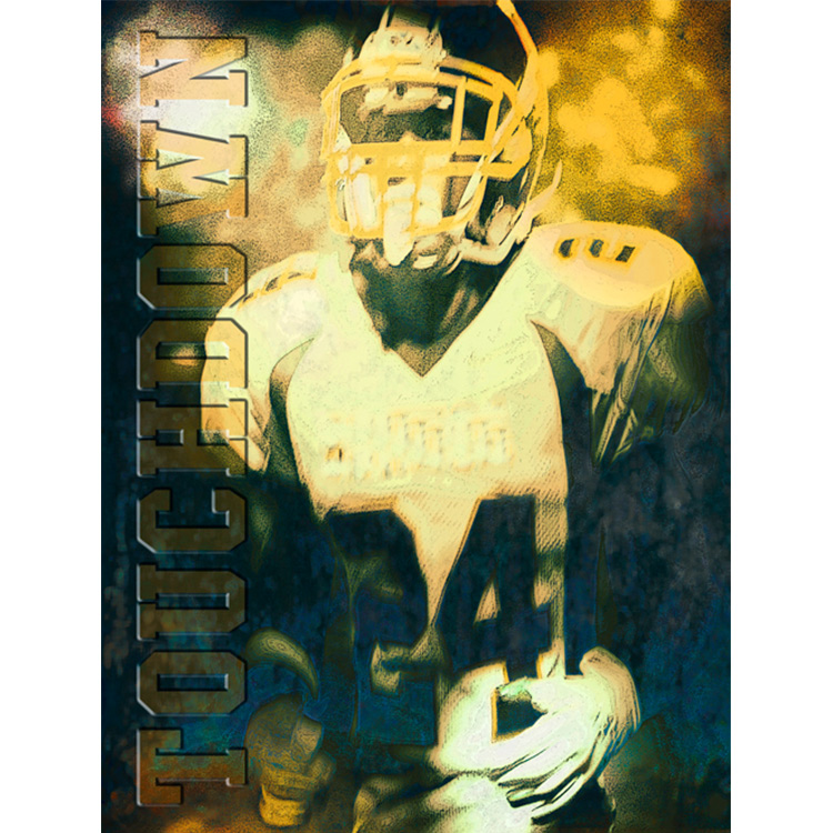 Art 4 Kids Touchdown Wall Art FREE SHIPPING - $62.50