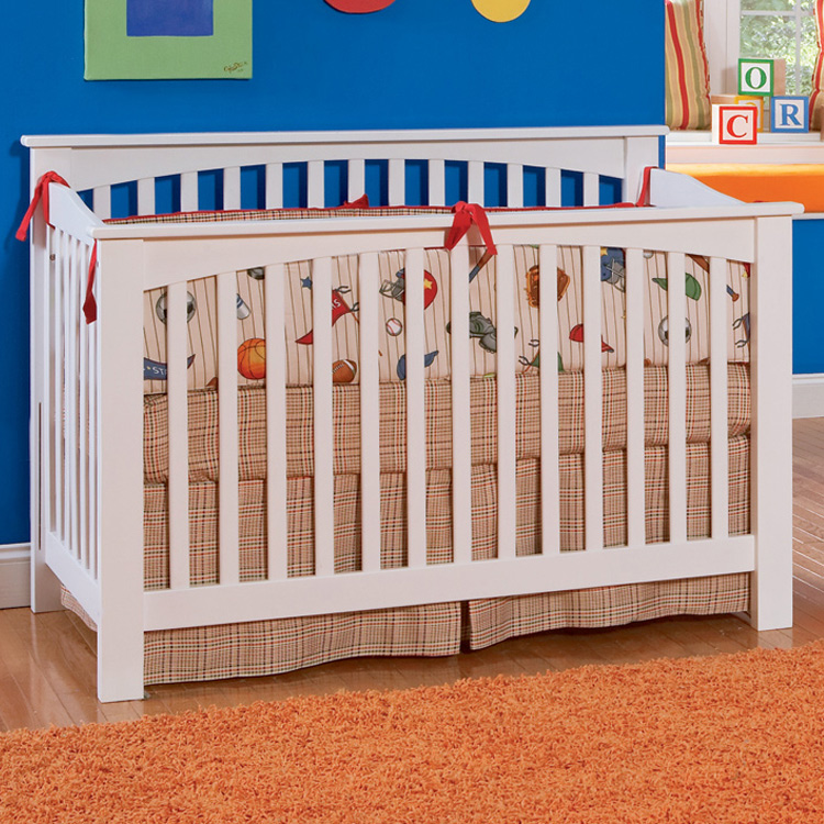Atlantic Furniture Columbia Convertible Crib in White FREE SHIPPING