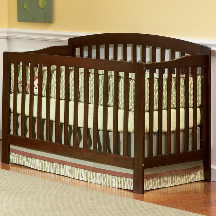 Atlantic Furniture Richmond Convertible Crib in Antique Walnut FREE ...