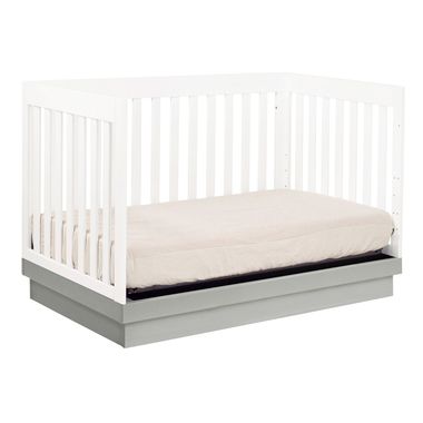Babyletto 2 Piece Nursery Set - Acrylic Harlow 3-in-1 Convertible Crib ...