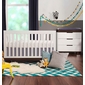 Modern Babyletto 2 Piece Nursery Set - Modo 3-in-1 Two-Tone Crib and ...