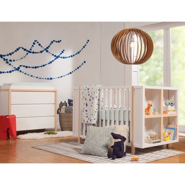 Babyletto Bingo 3-in-1 Convertible Crib and Storage Combo in White and ...