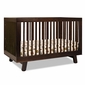 Babyletto Hudson 3-in-1 Convertible Crib in Two Tone Espresso and White ...