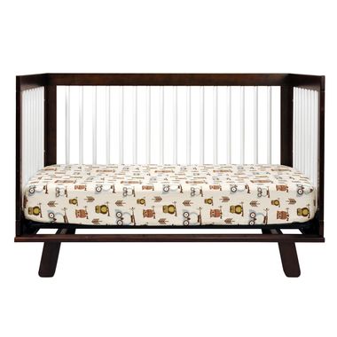 Babyletto Hudson 3-in-1 Convertible Crib in Two Tone Espresso and White ...