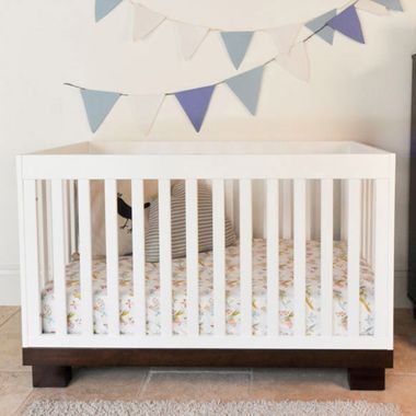 Modern Babyletto Modo 3-in-1 Two-Tone Baby Crib M6701QW FREE SHIPPING