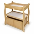 Badger Basket Changing Table with Lower Storage Cart - Natural - FREE ...