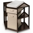 Badger Basket Diaper Corner Changing Table in Espresso with Hamper and ...