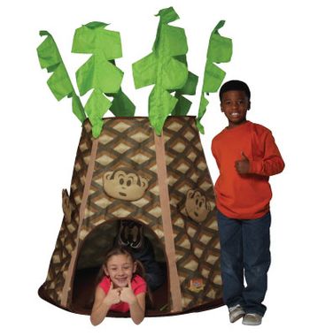 Bazoongi Kids Palmtree Monkey Hut Play Structure FREE SHIPPING